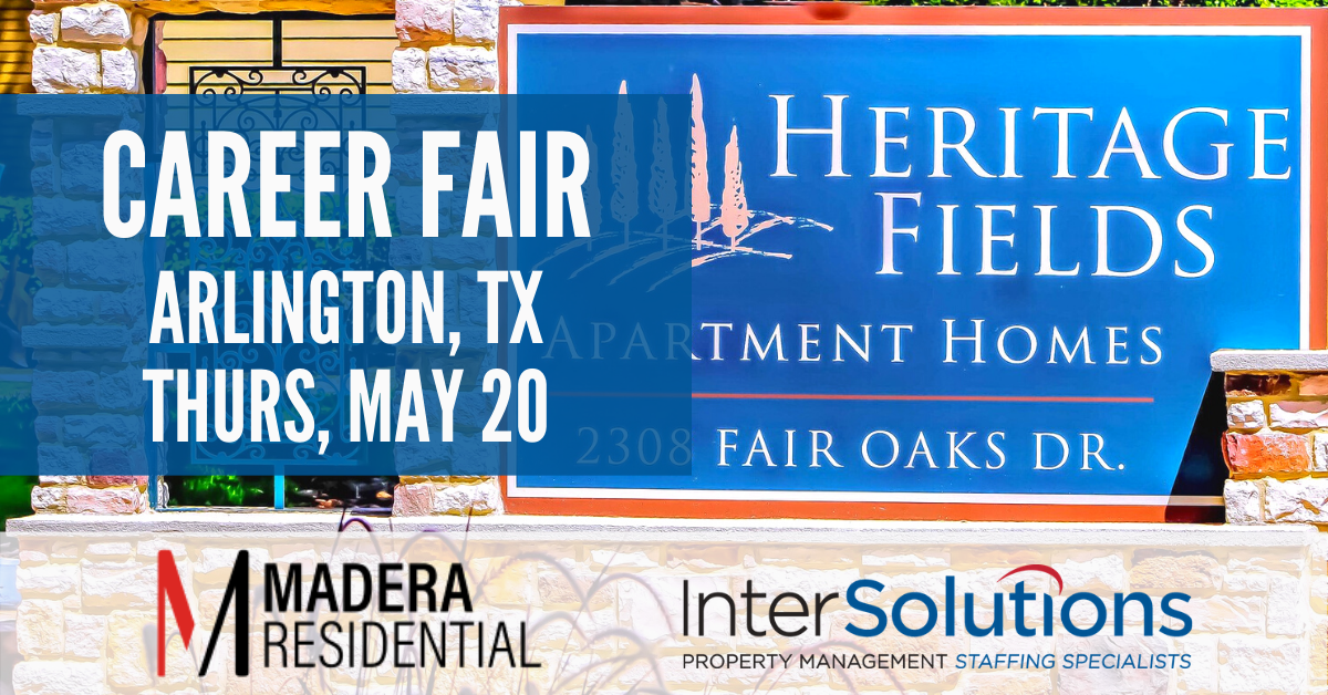 DFW Apartment Industry Career Fair - Arlington, TX - InterSolutions